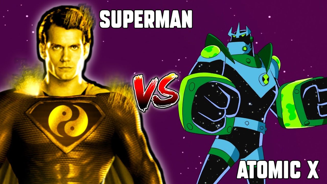 Atomic X Vs Superman One Million Prime | Who is Powerful | Battle ...