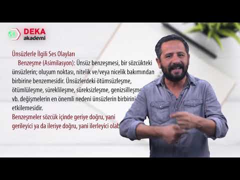 014 - Türkçe ÖABT - Ses Olayları, Ünsüzlerle İlgili Ses Olayları - Kadir Kısa