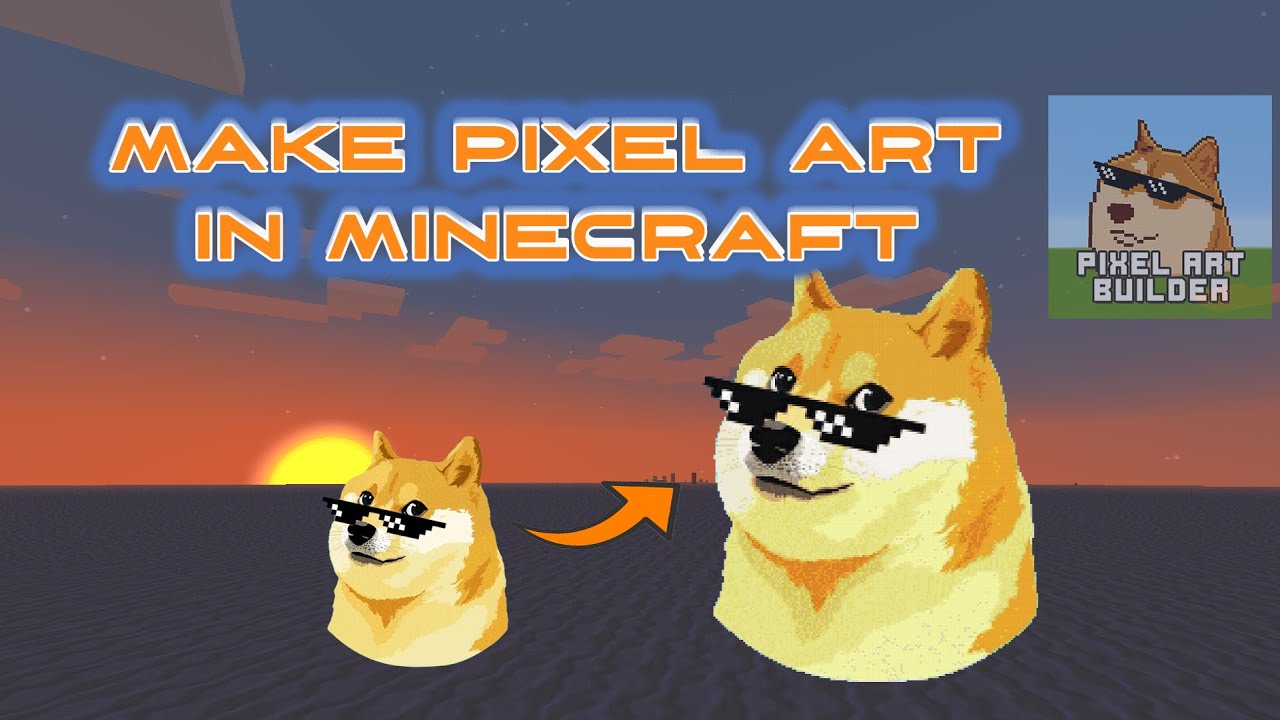 Build Minecraft Pixel Art Easily [Pixels art Photos - BIG UPDATE 2023 ...