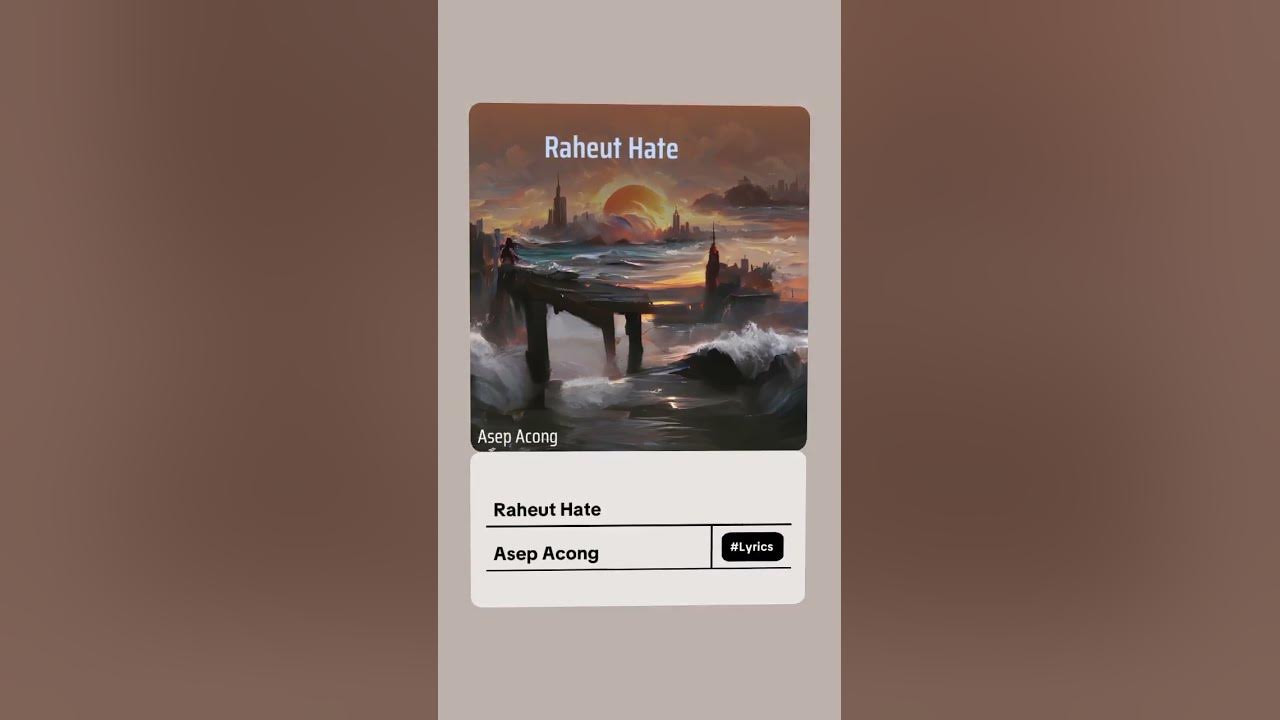 Raheut Hate #Asep Acong #Remastered song #WaAcong - YouTube