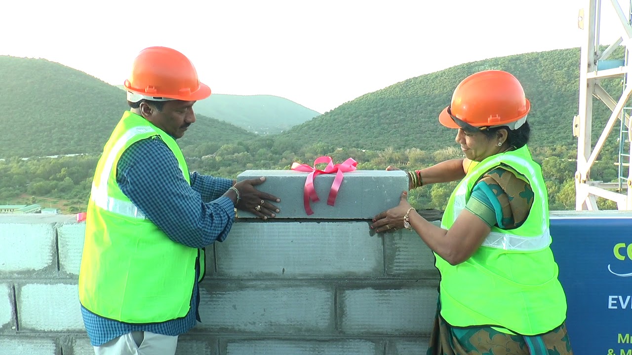 concrete toppingup ceremony - YouTube
