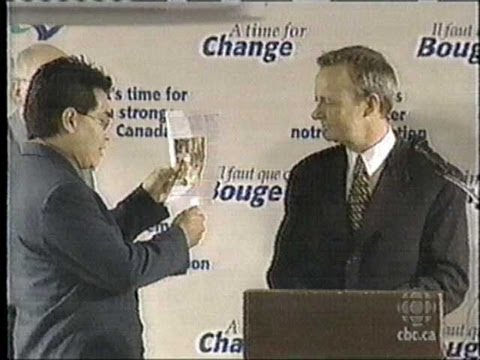 Brendan Cross Burning Stockwell Day on The National CBC 2000 - YouTube