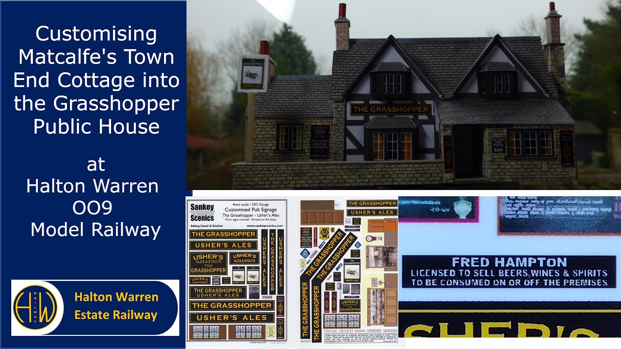 A pub For Halton St Mary at Halton Warren OO9 Model Railway ¦ 017 - YouTube