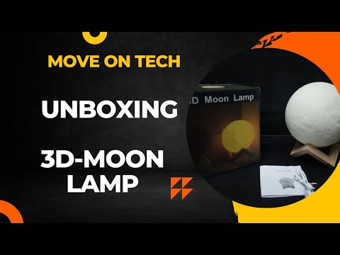 3D-Moon Lamp 🌑Unique gadgets| ⚡Unboxing 😮| MOVE ON TECH|#tech #mobile # ...
