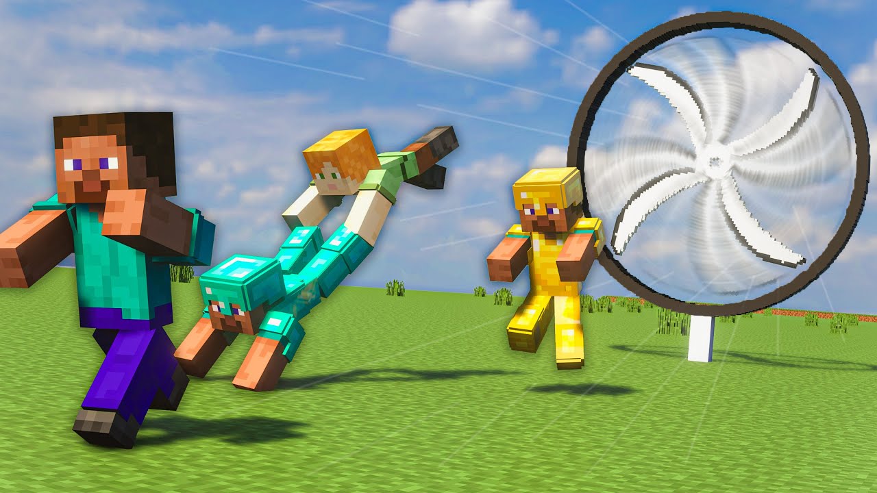 Steve vs Spinning Fan Blades – Ultimate Survival Experiment | Teardown ...