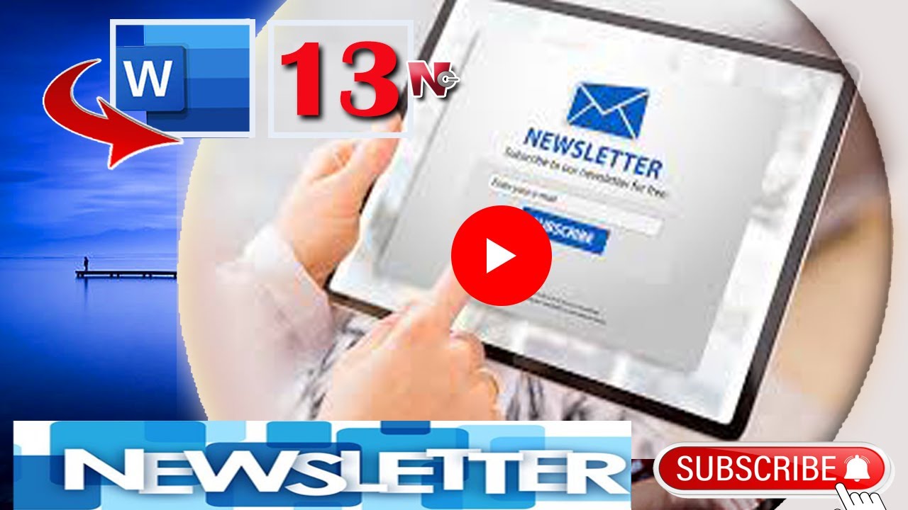 How To Make A Newsletter In MS Word 13 How To Make A Newsletter In MS Word 13