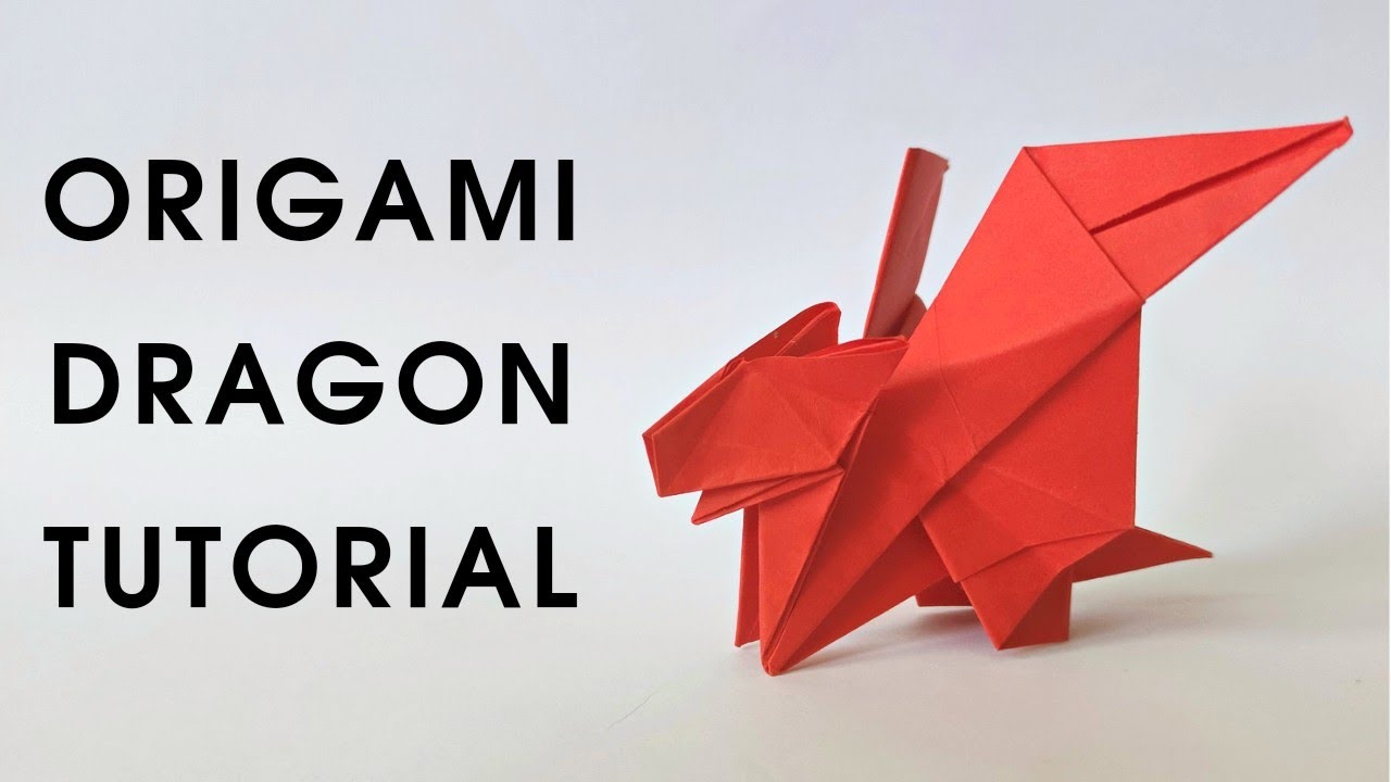 Origami DRAGON | How to make a paper dragons tutorial - YouTube