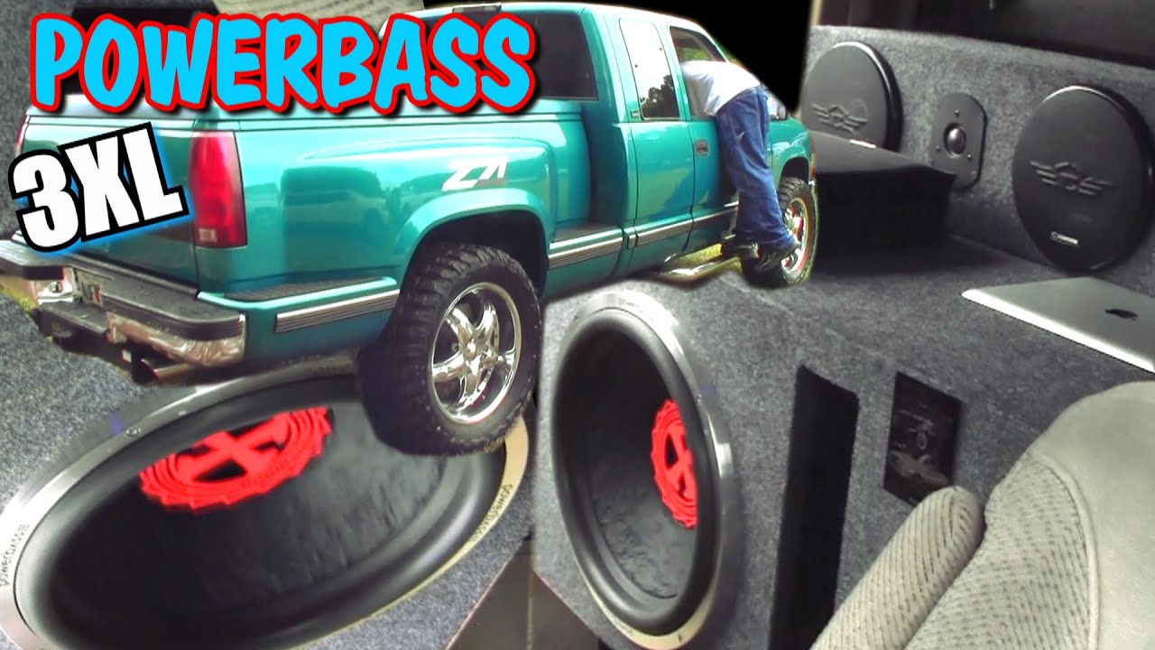 Powerbass 3XL 15" Subwoofers w/ DUAL Slot Ported Box Inside DEAN'S ...