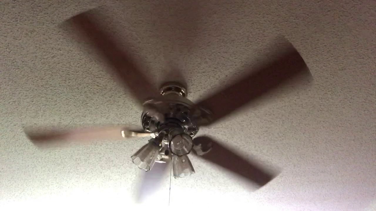 52” 1995 Hunter Westminster ceiling fan - YouTube