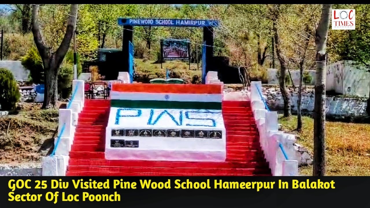 J&K:GOC 25 Div Interacted with The Students Of Pine Wood School - YouTube