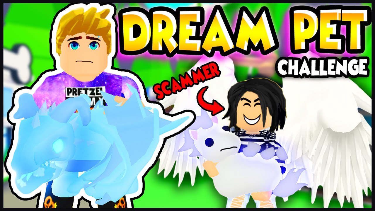 DREAM PET CHALLENGE in Adopt Me! PREZLEY VS SCAMMER! You Wont Believe ...