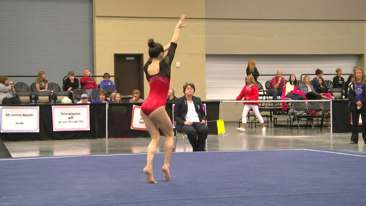 Karrie Thomas 2013 Floor Regionals - YouTube