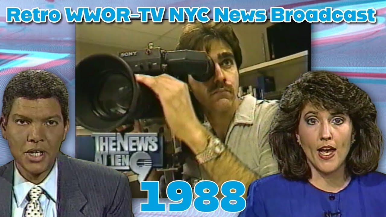 WWOR-TV Channel 9 NYC News Broadcast From September 17 1988 - YouTube
