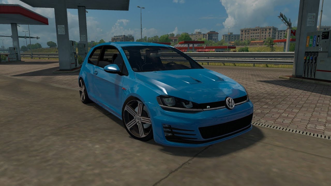 [ETS 2 Mod] Volkswagen Golf 7 R-Line v1.0 | Euro Truck Simulator 2 (1. ...