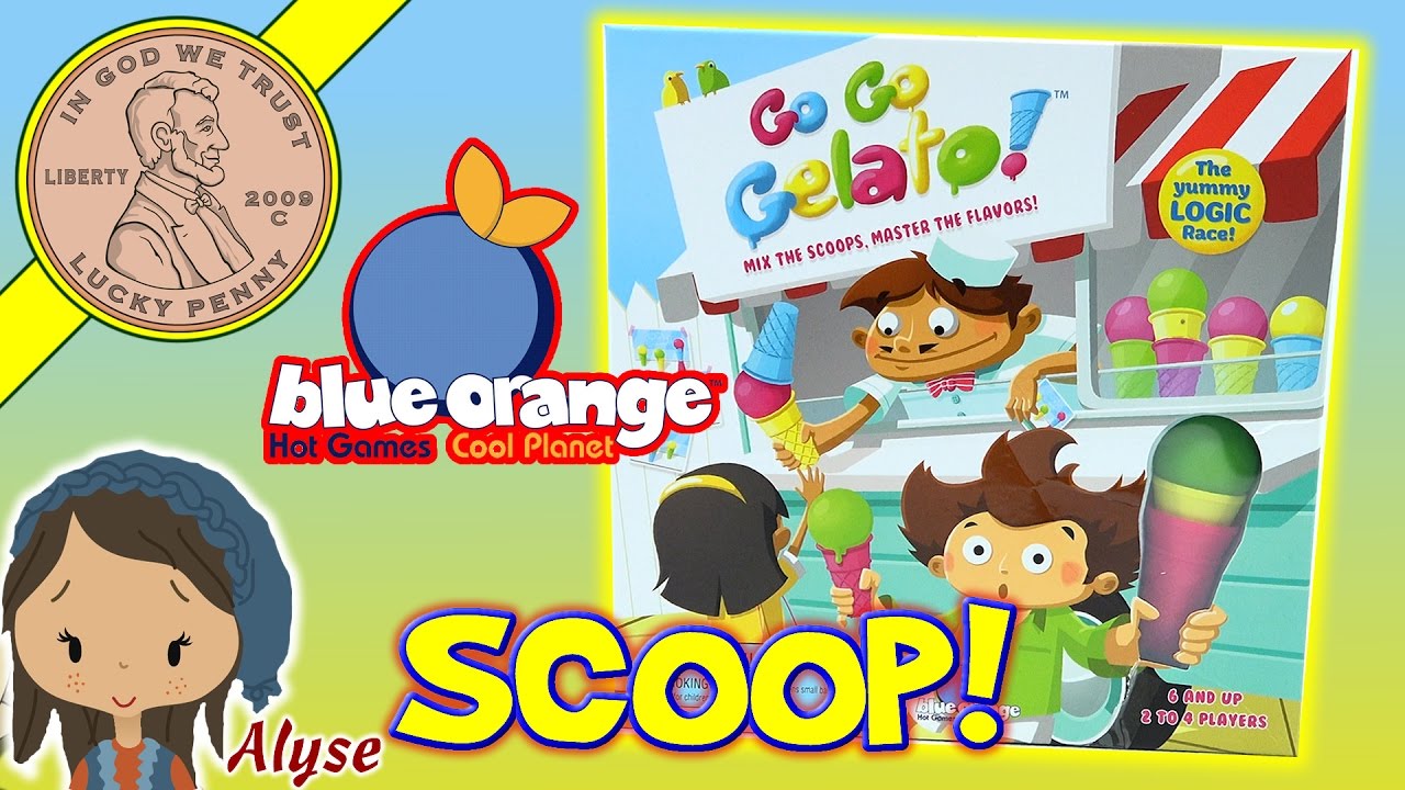 How To Play The Game Go Go Gelato Family Game - Too Bad You Can't Eat ...