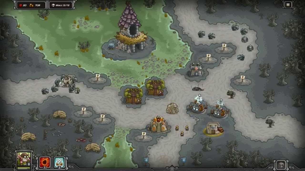 Kingdom Rush - Nightfang Swale - Campaign - 3 Stars - YouTube