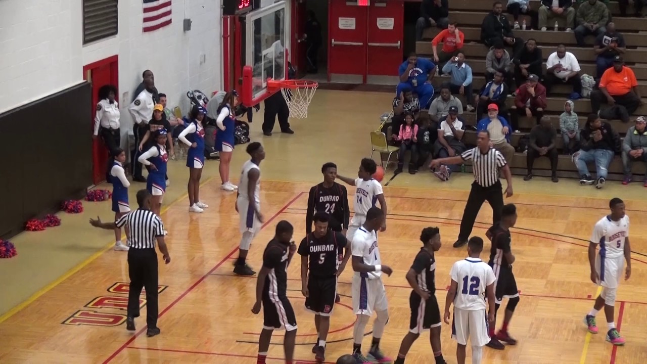 DCIAA BOYS BASKETBALL! ROOSEVELT VS DUNBAR - YouTube