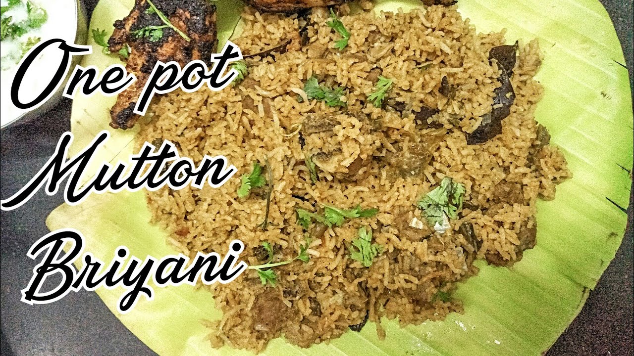 Instant One Pot Mutton Briyani// Basmati rice Briyani // Spicy Briyani ...