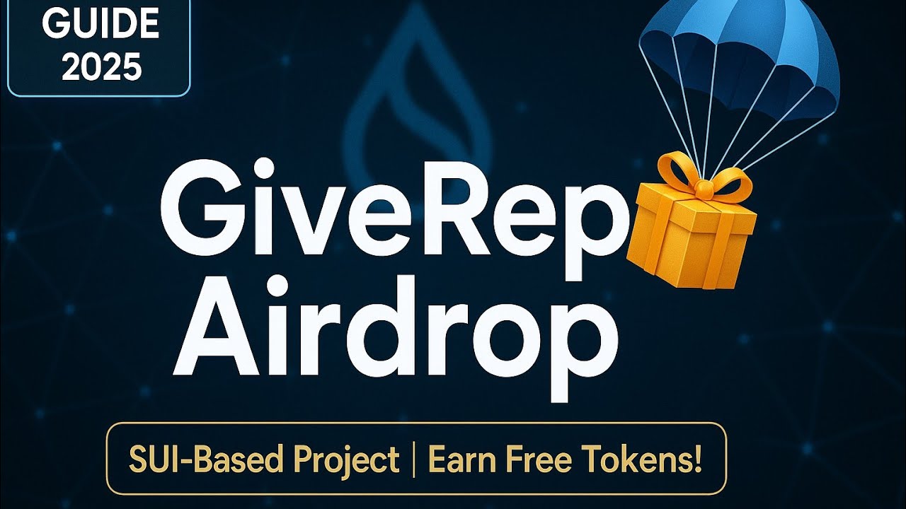 GiveRep Airdrop Guide 2025 | SUI-Based Project | Earn free tokens - YouTube