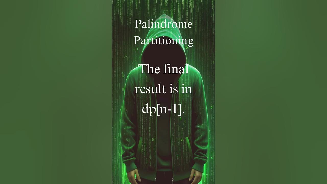 Palindrome Partitioning - YouTube