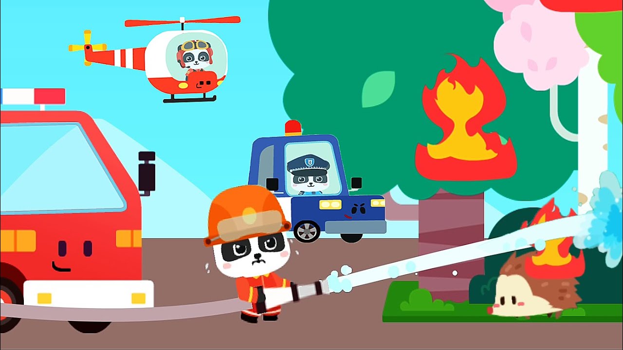 Baby Panda's Vehicles | Learn The Names Of Popular Transport | Babybus ...