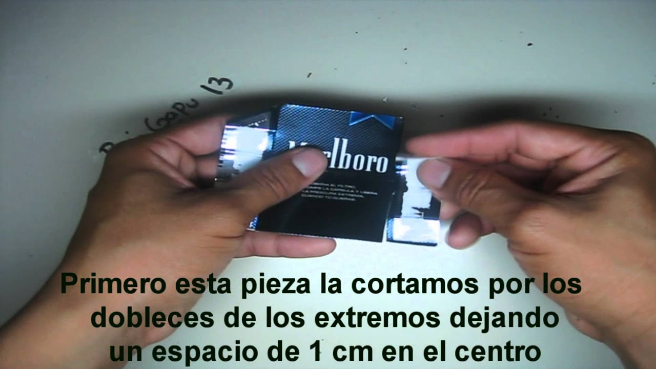 Como hacer un Jet F-5 con una cajetilla de Cigarrillos by Gapu 13 - YouTube