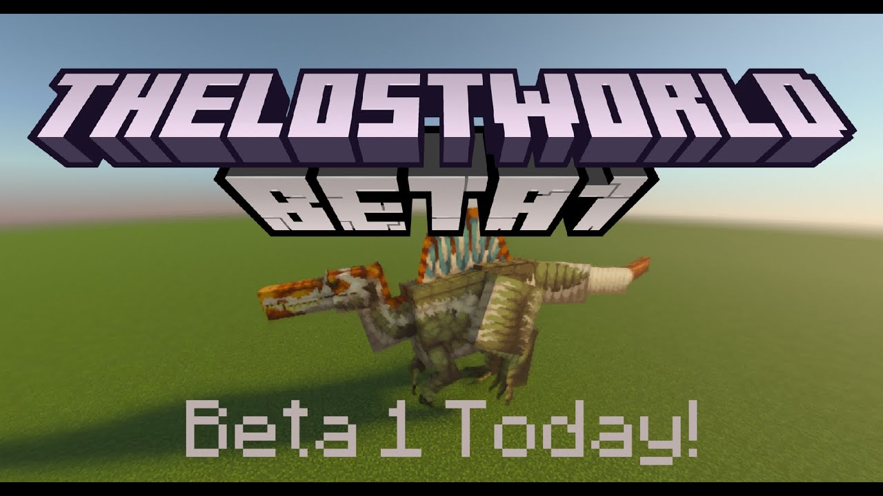 The Lost World Beta 1 - Minecraft Dinosaur Addon - YouTube