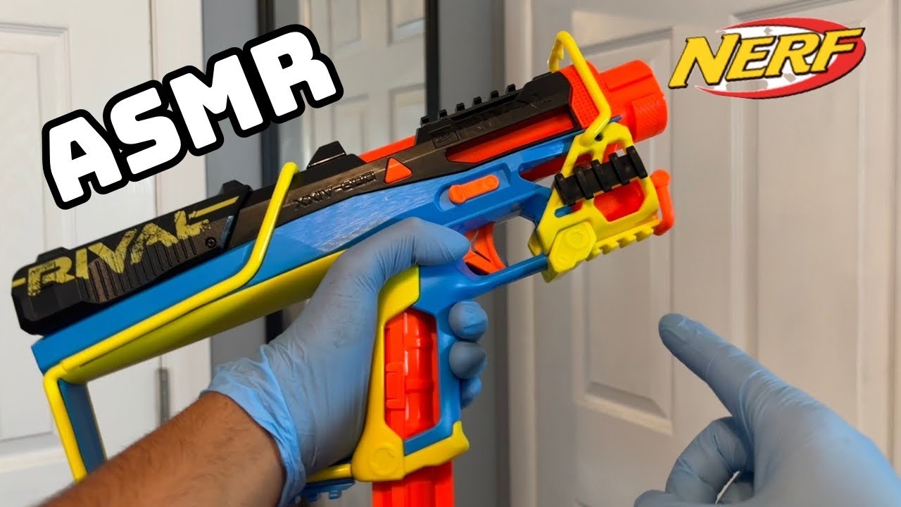 ASMR Unboxing Nerf rival Mirage XXIV-800 - YouTube