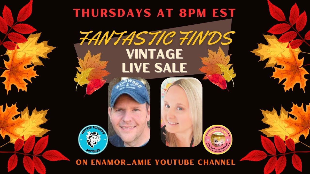 Fantastic Finds Weekly Vintage Live Sale! Thursday 10/2 8pm est - YouTube