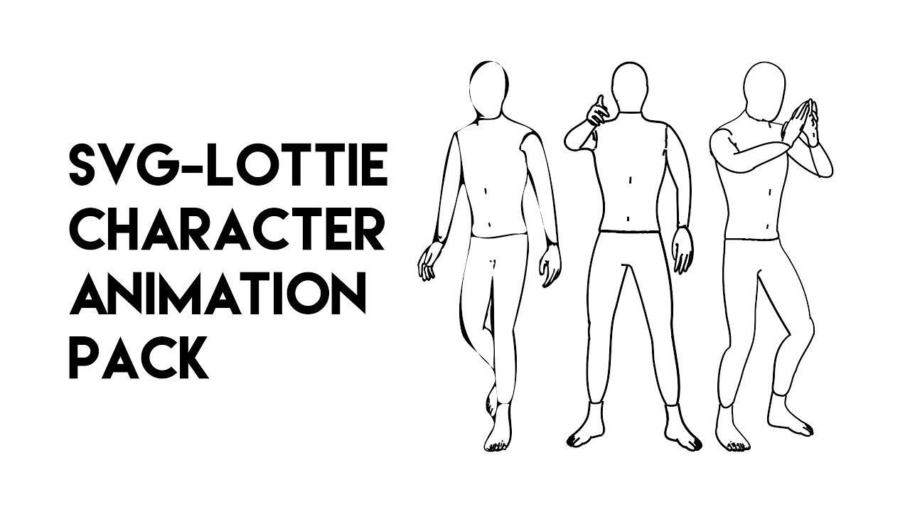 Lottie SVG character animation - #lottie - YouTube