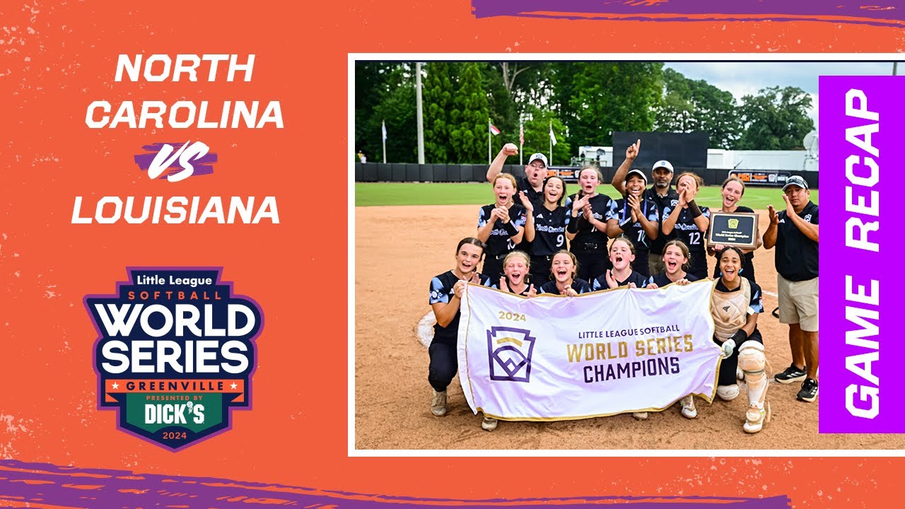 Championship Highlights: North Carolina vs Louisiana | Little League ...