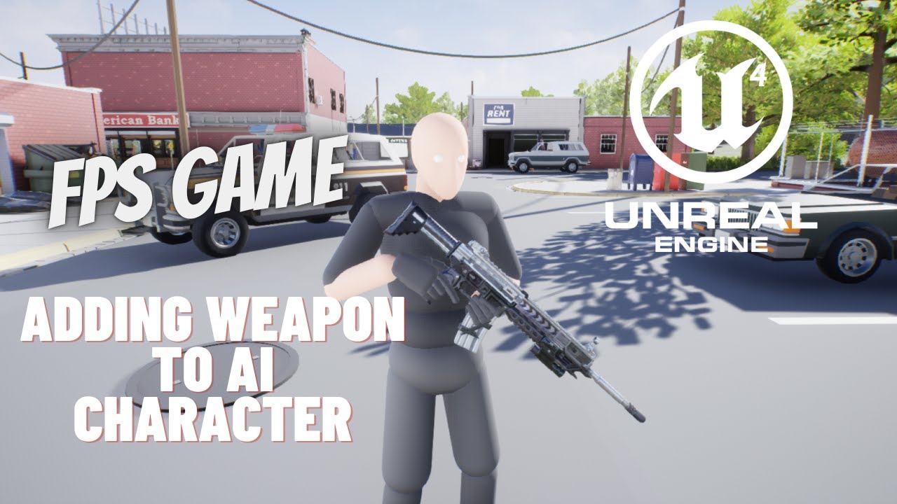 Adding Weapon To Ai Character In Unreal Engine 4 │ Fps Tutorial Series 9681