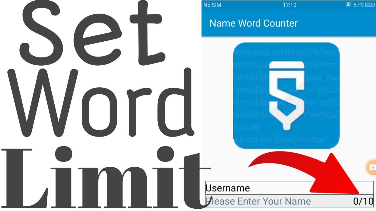 How To Set Word Limit In Sketchchware Pro MPS Sameer Swaraj How To Set Word Limit In Sketchchware Pro MPS Sameer Swaraj