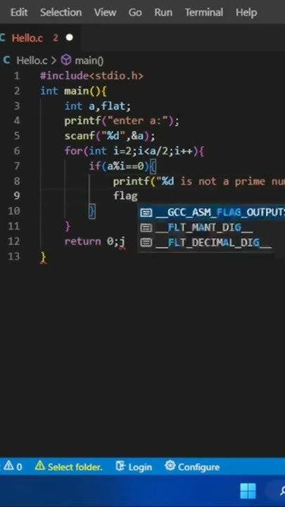 @RKTY510 PRINT THE PRIME NUMBER IN C LANGUAGE - YouTube