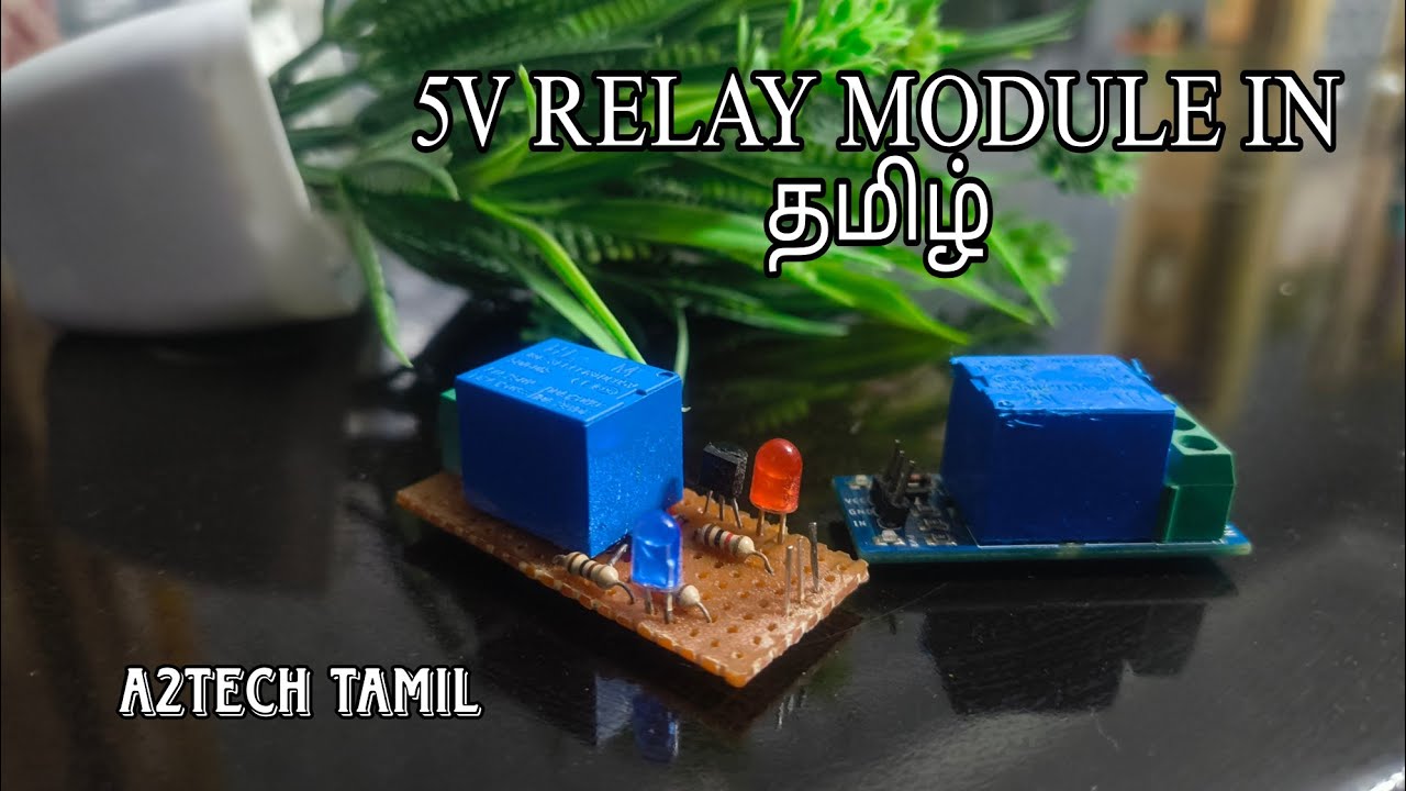 make a 5v relay module - YouTube