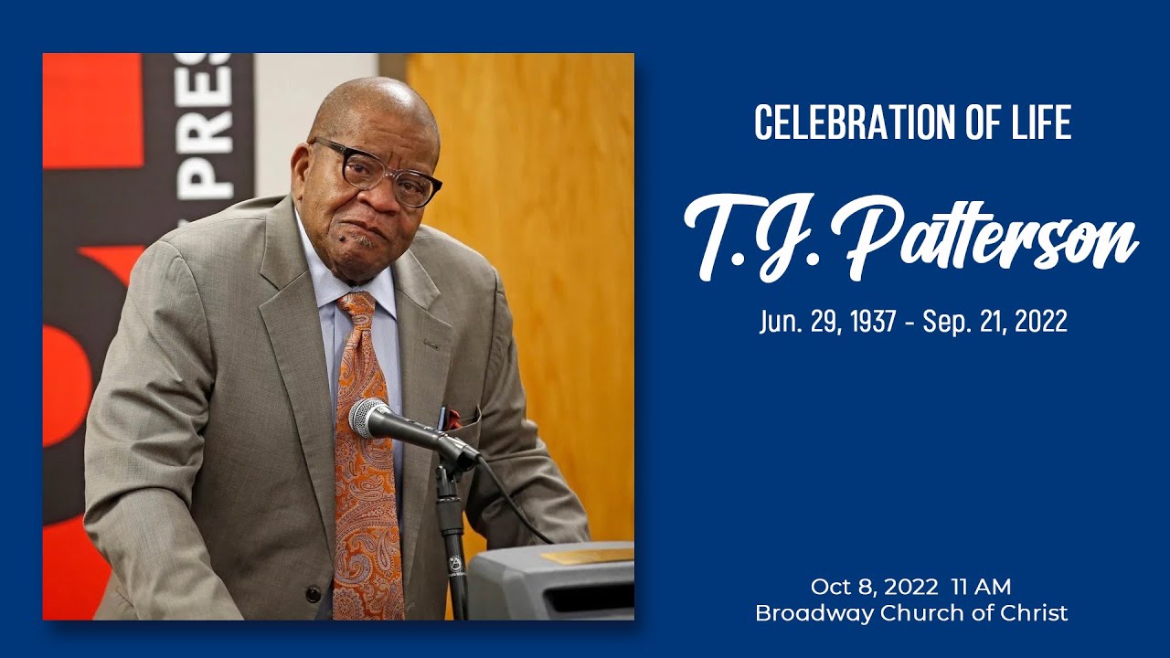 Celebration of Life: T.J. Patterson - YouTube