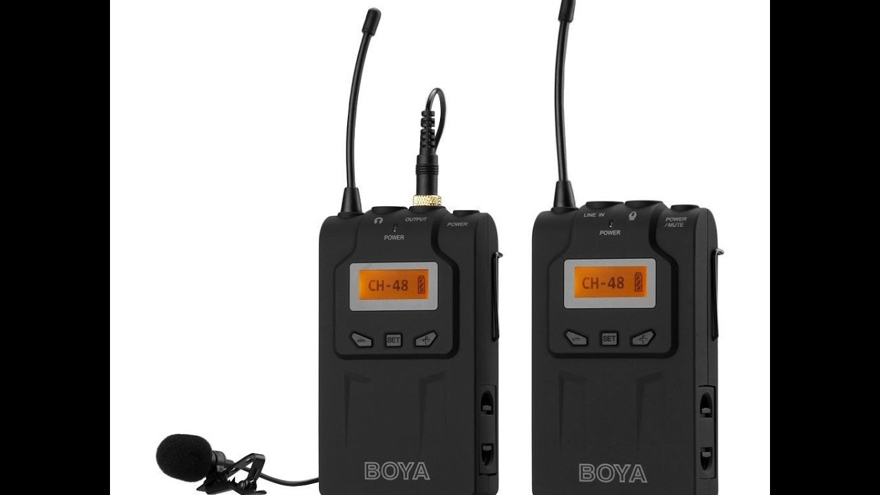 Wireless Microphone Boya BY WM6 - YouTube
