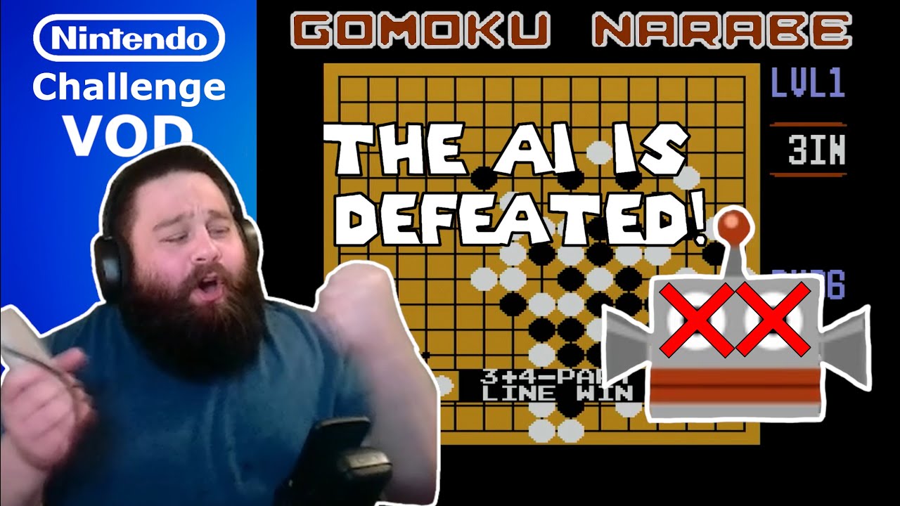 [VOD] Beating EVERY Nintendo Game - Gomoku Narabe Renju (Game #53 ...