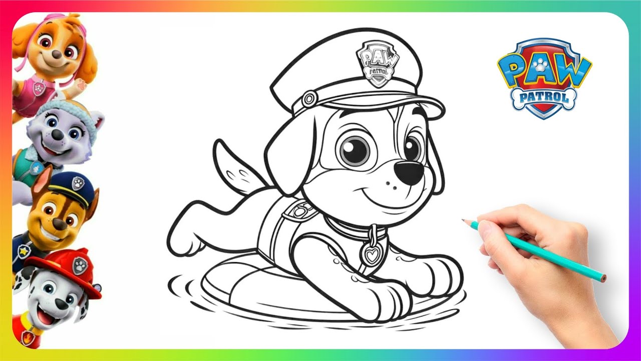 How To Draw A Paw Patrol Easy