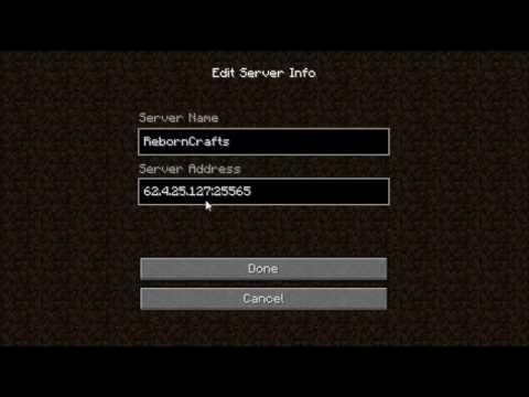 Comment aller sur un serveur Minecraft - YouTube