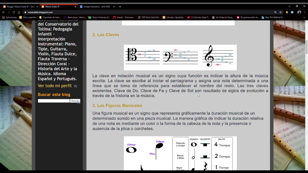Elementos de la gramática musical: Clase de música 1 - YouTube