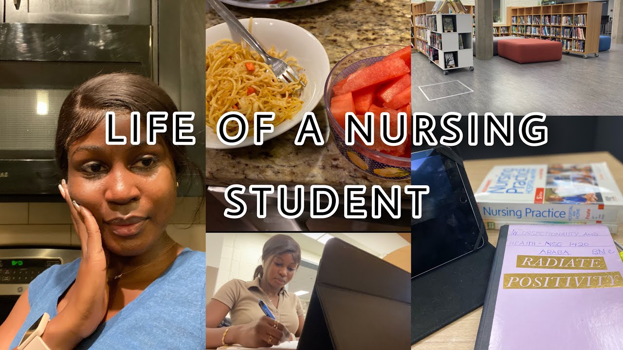 Nursing Diaries: A DAY IN THE LIFE OF A NURSING STUDENT.🇬🇭🇨🇦 - YouTube