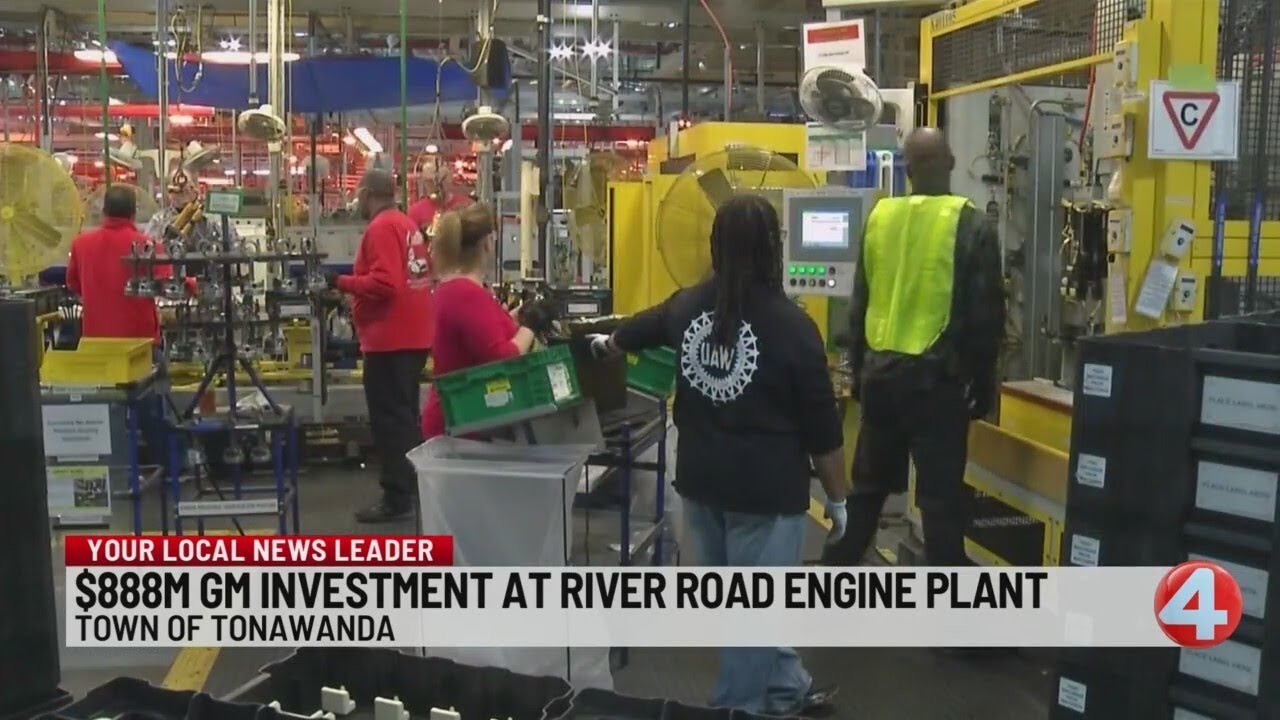 General Motors to invest $888M in Tonawanda Propulsion plant - YouTube