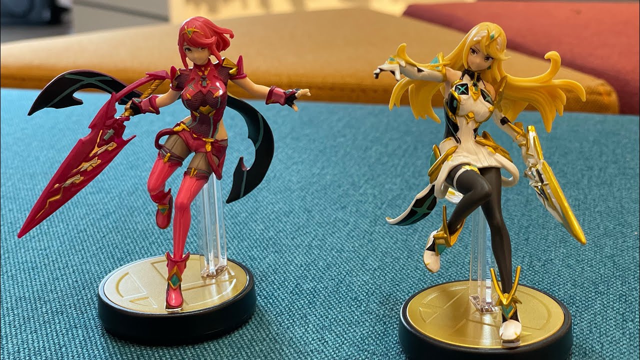Pyra & Mythra AMIIBO UNBOXING - YouTube
