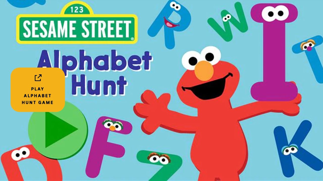 Sesame Street - Elmo Alphabet Hunt | PBSKids Game - YouTube