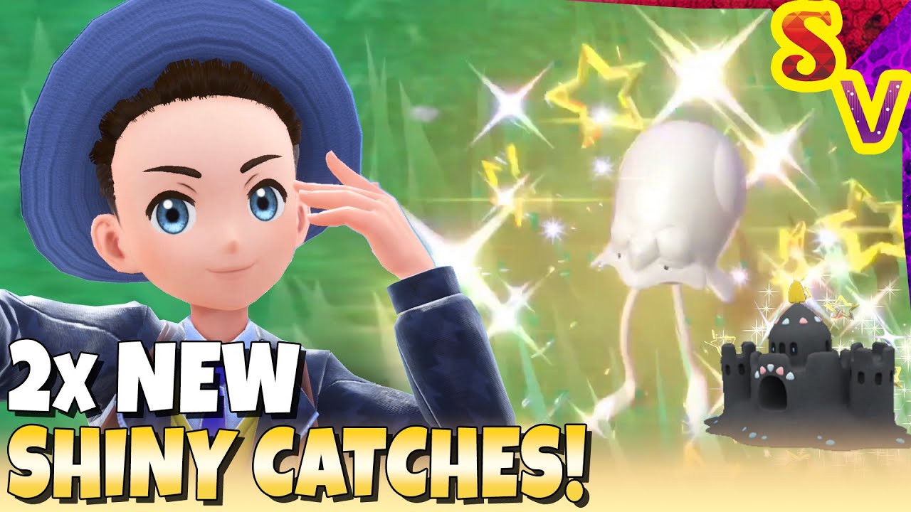 BACK-TO-BACK Shiny Toedscool + Shiny Sandygast! Shiny Palossand Evolved ...