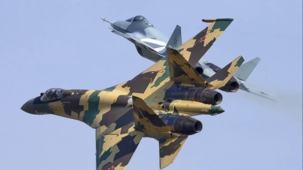 (PAK-FA) ( T-50 ) СУ-57 Russian multipurpose fighter of the fifth ...