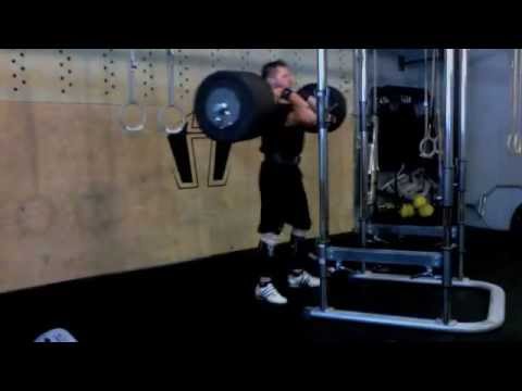 Dave Lipson Front Squats - YouTube