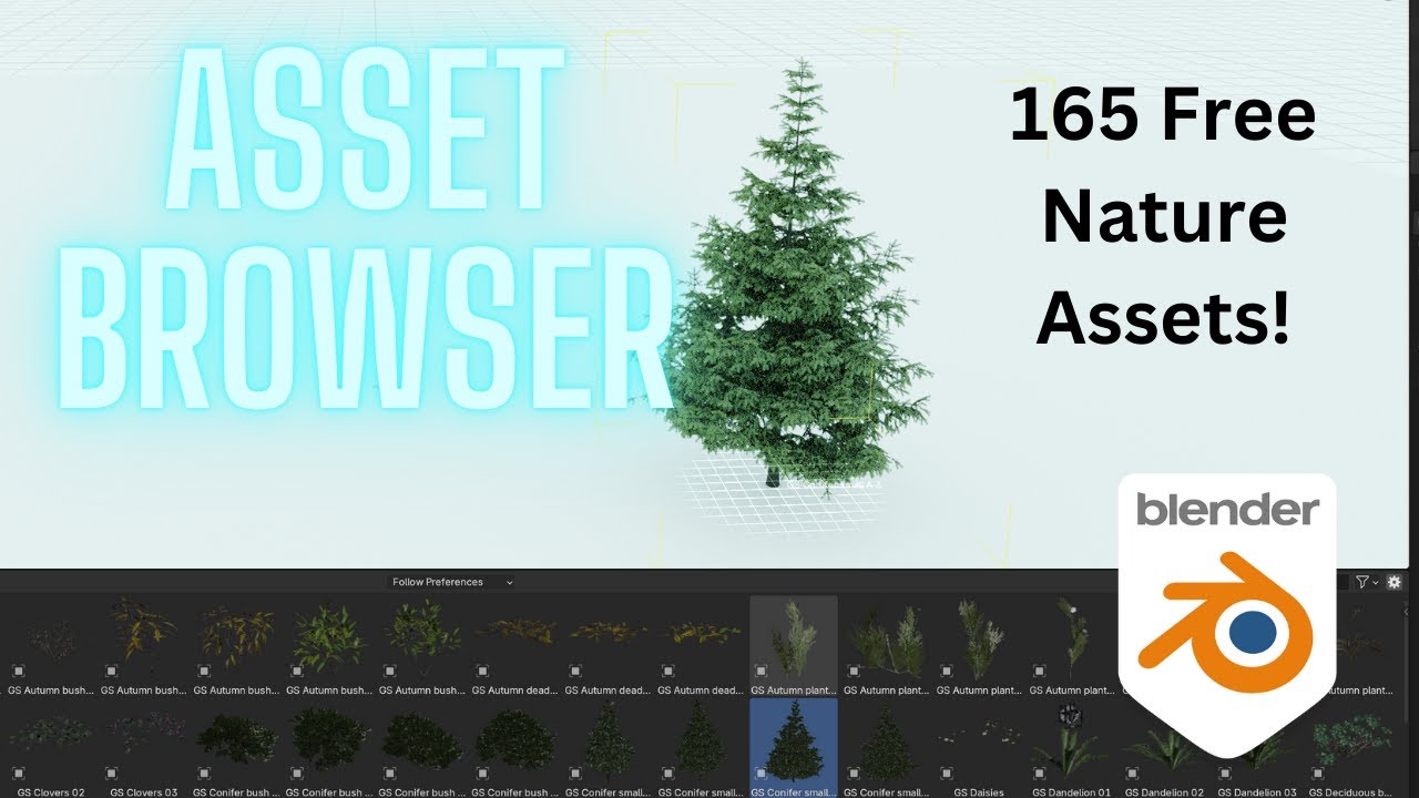 How to setup the Blender Asset Browser +165 free assets! - YouTube