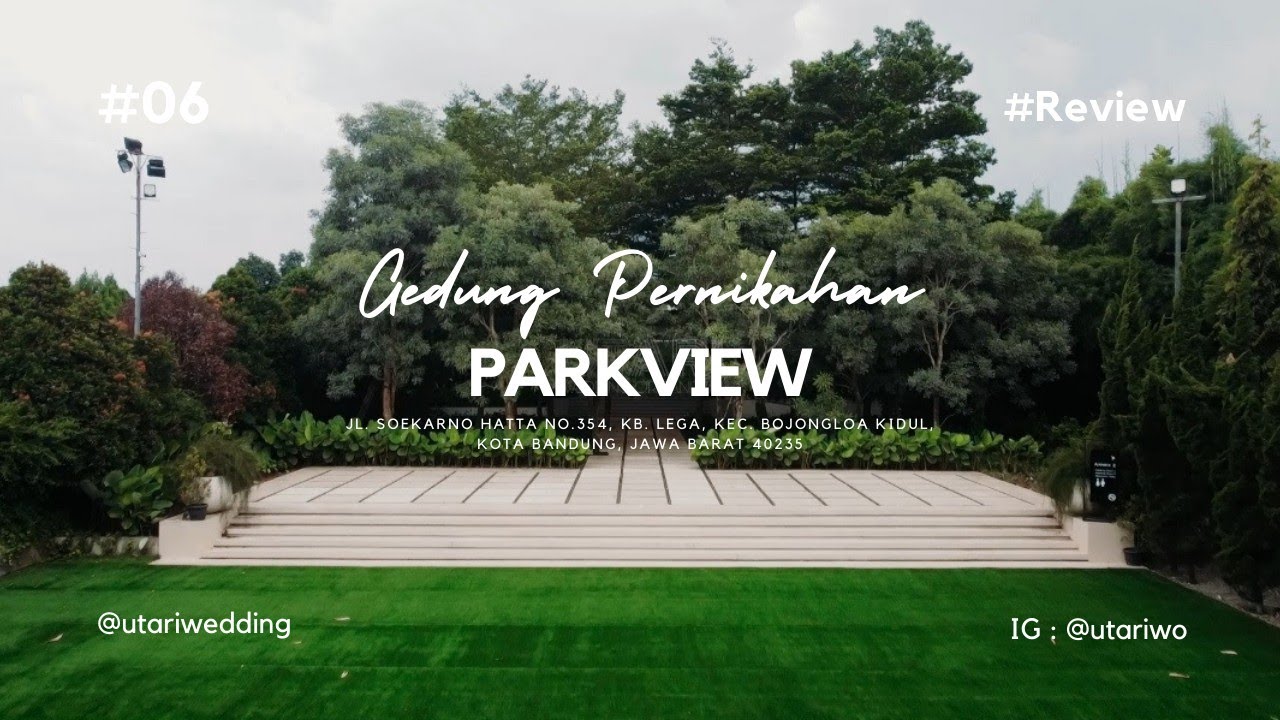 Parkview di Bandung Convention Center I Wedding Venue Outdoor I # ...